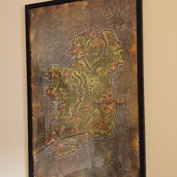 Arizona - World of Warcraft Style Map - Etsy