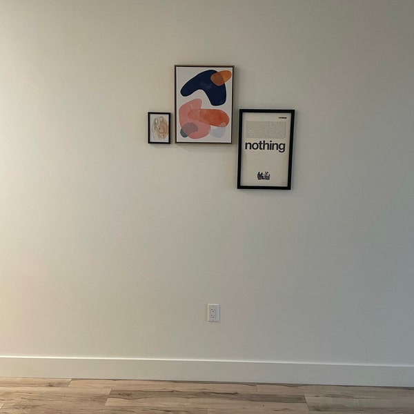 SEINFELD Inspired Poster, Nothing, Art Print - Minimalist, Helvetica ...