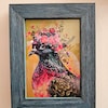 Whimsical Red Bird Print , Whimsical Bird Art, Contemporary Bird Art ...