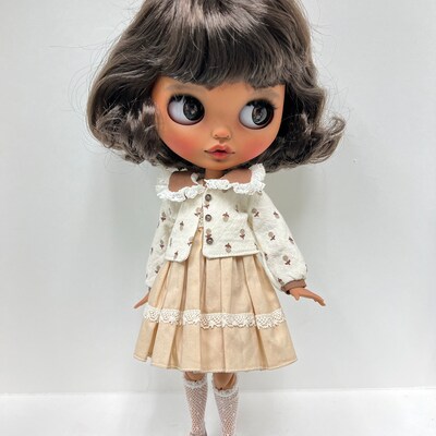 1/3 BJD SD Dress & Headdress Set black BJD Doll Clothes Outfit - Etsy