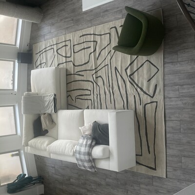 Diamond Pattern Patchwork Cowhide Black Round Rug Handcrafted Round ...