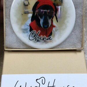 Cow Print Dog Tag Animal ID Tag Farm Dog Tag Double Sided | Etsy