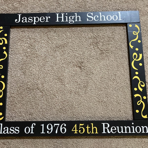 Reunion Photobooth Frame, High School Class Reunion Photo Booth, School ...