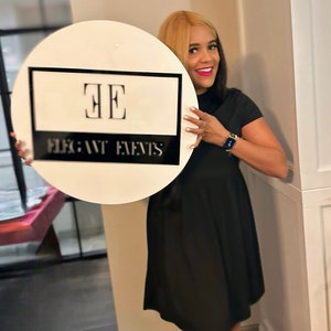 Round Business LOGO Sign Business Shop Sign Round Business Sign Logo ...