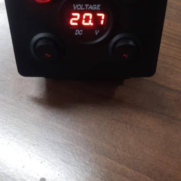 Custom Dash Switch and Voltage Meter Panel With Switches | Fits 2000 ...