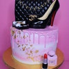 Black Handbag With Gold Chain Cake Topper Figurine Keepsake - Etsy