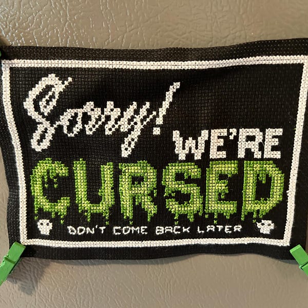 Goth Stitch-a-long Temperature Cabinet 2025 PDF Gothic Cross Stitch ...