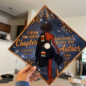 Custom God Bible Verse Graduation Cap Topper, Personalized Christian ...