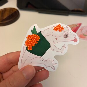 Leopard Gecko Fruit Flavored Milk Stickers Reptile | Etsy