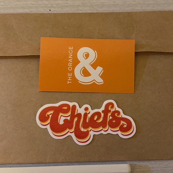Retro-inspired Kansas City Chiefs Sticker | 3" or 6" | Waterproof | UV ...