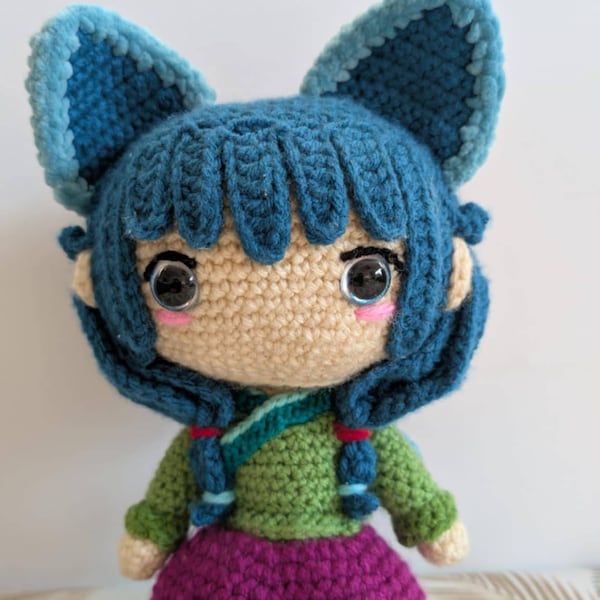 Ayase Momo From Dandadan Inspired Amigurumi Crochet Pattern - Etsy