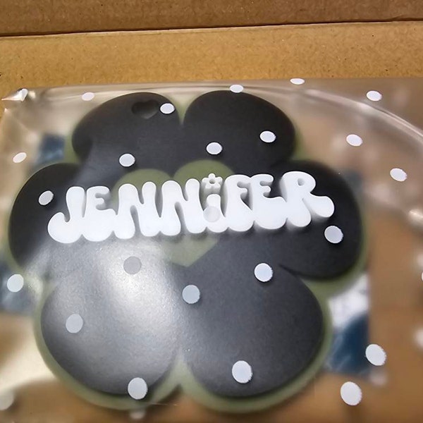 Daisy Custom Bag Tag | Bogg Bag Tag Charm| Acrylic Keychain| Groovy ...