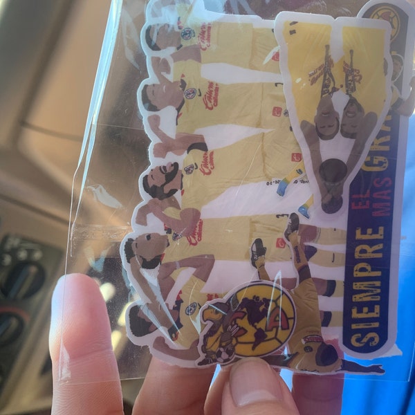 Club America Muscle Pose Sticker Chivas Vs America Concacaf Game 2024 ...