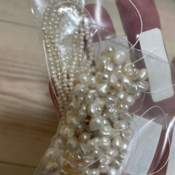 1-2mm Seed Pearls, Loose Freshwater Pearls, Tiny Pearl Beads, Natural ...