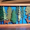 Layered Forest Design Laser Cut File. 4 Layers, Two Designs (deer ...