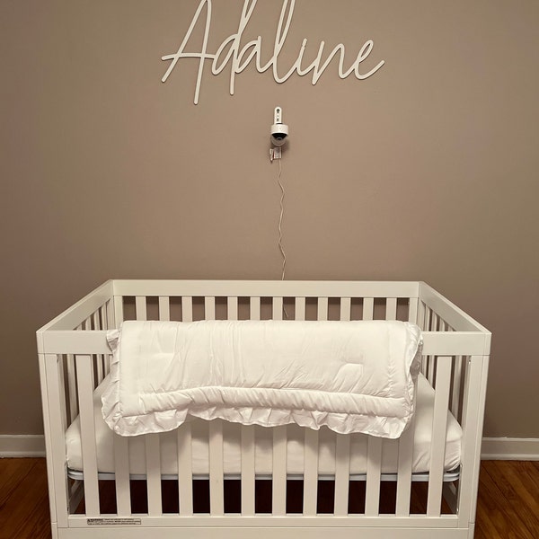 Custom Wood Name Sign for Nursery Girl, Boy, Over Crib Sign, Baby Name ...