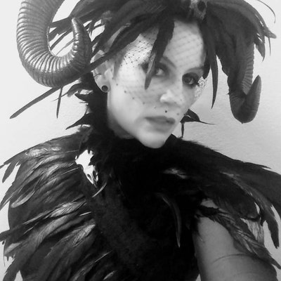 Horn, Horn Headdress, Skull Headdress, Halloween, Skull, Skull Horns ...