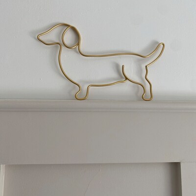 Bunny Rabbit Wire Shapes Wall Decor Children's Room Decor Wire Wall Art ...
