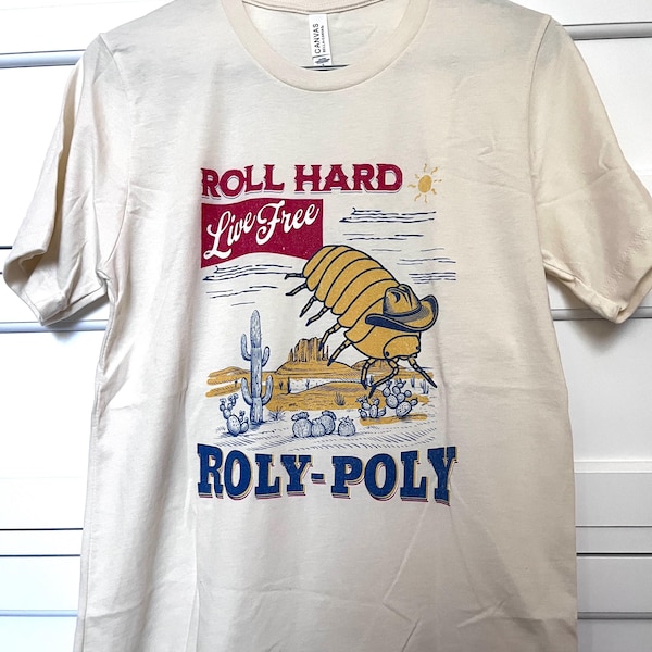 Roly Poly Shirt, Isopod Shirt, Vintage Western Rodeo Cowboy T-shirt ...