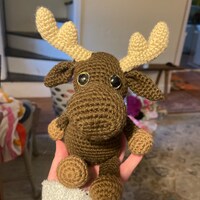 Manny Moose CROCHET PATTERN, Amigurumi Crochet Pattern, PDF, English ...