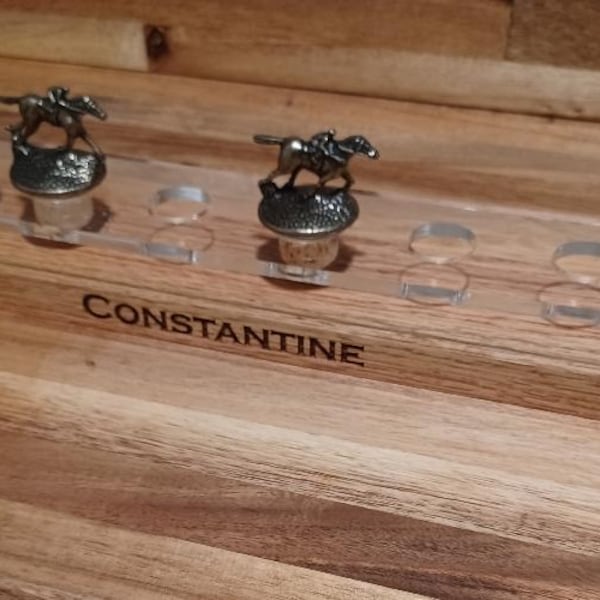 Custom Blanton's Bourbon Stopper Display Stand (live Edge) - Etsy