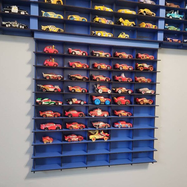 BLACK Toy Car Display Case for 100cars|matchbox Car Storage|toy Car ...