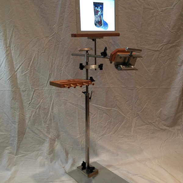 Stainless Steel Metal Floor Stand With Tablet/pattern Holder for ...