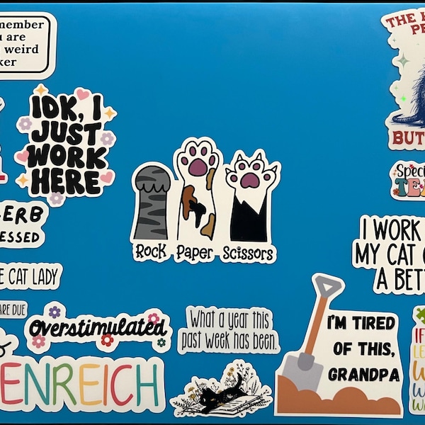 My Work Vocabulary, Funny Work Sticker, Offensive, Waterproof Sticker ...