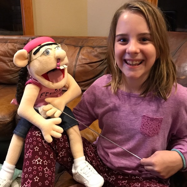 Feebee Jeffy's Sister Puppet From Youtube Movies - Etsy