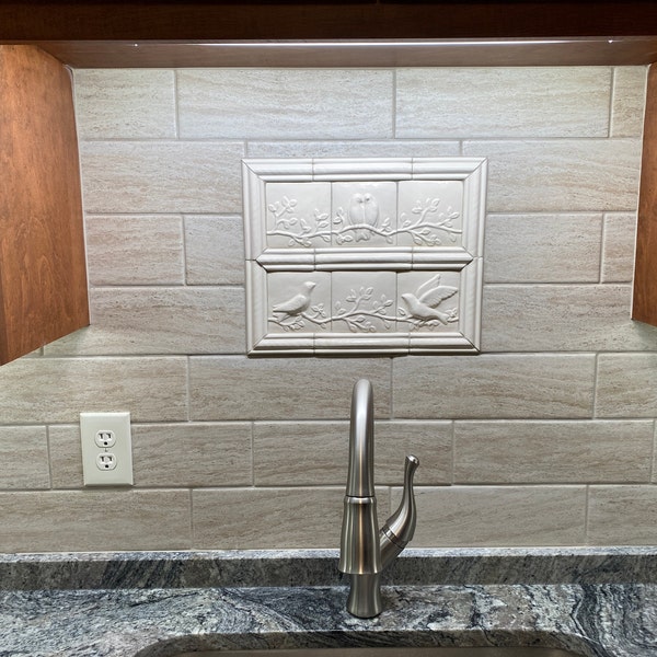 In Stock in Three Glazes -- 6x6 Sun Accent Tile, Kitchen Tile ...