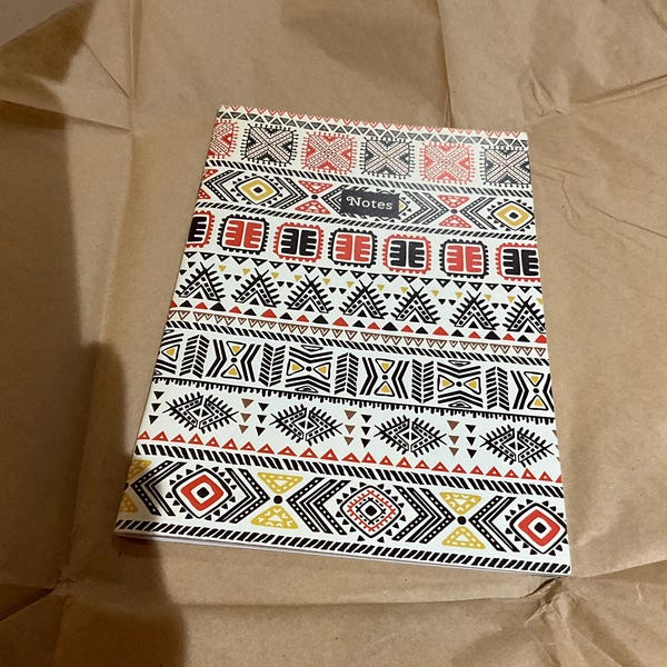 A5 'notes' Notebook, Journal. African Print Design - Etsy