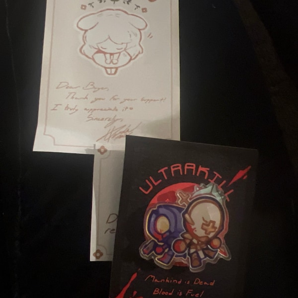 ULTRAKILL V1 and Gabriel Acrylic Pin, Ultrakill Charm, Backpack Decor ...