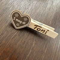 Glubbal ( Glupperl ) Edelweiß Holz + Text - Etsy.de