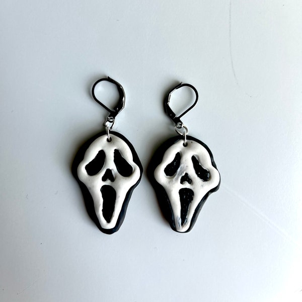 Halloween Scream Mask Polymer Clay Cutter | Halloween Clay Cutter |fall ...