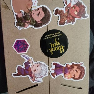 Fanmade BG3 Companion Sticker Pack - Etsy