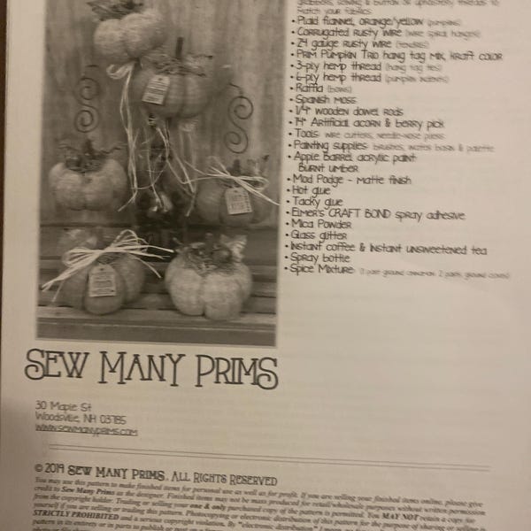 Rustic Gnome PATTERN, Christmas Tree Ornament, Ornie - Sew Many Prims ...