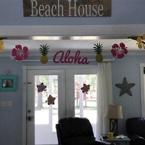 Luau Party Banner, Aloha Banner, Hawaiian Luau, Hawaiian Party ...