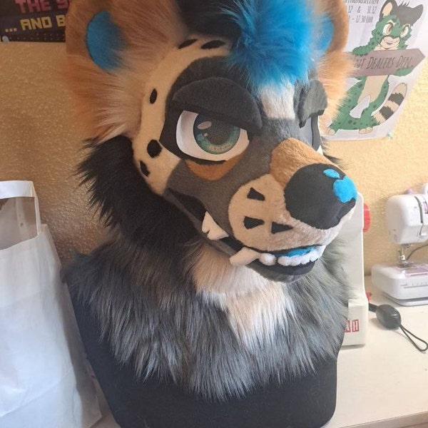 Snake Demon 3D Printed Fursuit Head Base - Etsy