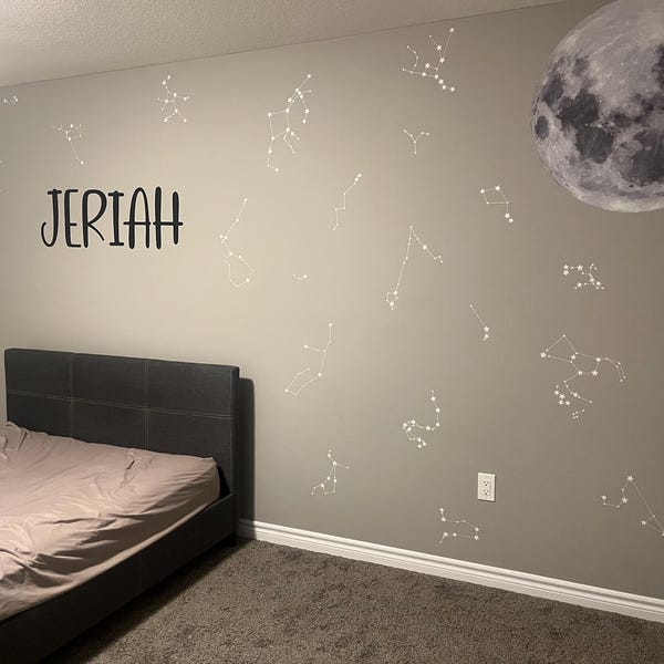 Constellation Stickers, Constellation Decals, Astronomy Wall Art ...