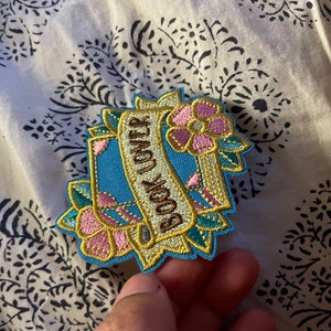 Large 'have A Nice Day' Embroidered Patch Iron on Applique Badge ...