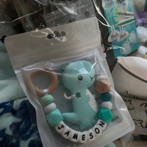 Boston Red Sox Toy Collection Pacifier Clip Rattle Baby | Etsy