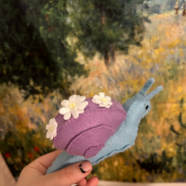 DIY Snail Plush Sewing Pattern & SVG Cut Files, Hand Stitching and ...