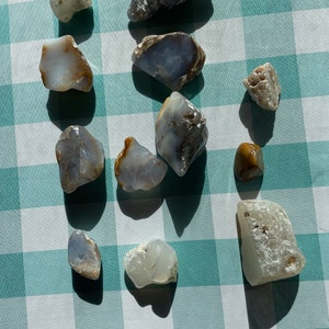 Montana Madison Blue Agate With Brecciated Jasper Tumbled - Etsy