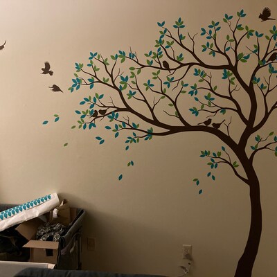 Wall Decal Large Tree Decals Huge Tree Decal Nursery With - Etsy