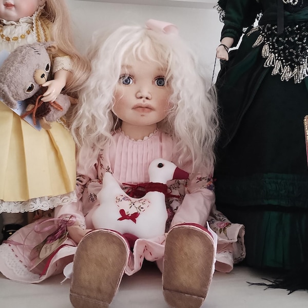 VIDEO Tutorial on a Textile Doll + Patterns Making Rag Doll Online ...