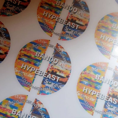 180 Round 60mm Custom Printed Personalised Stickers Labels Seals ...