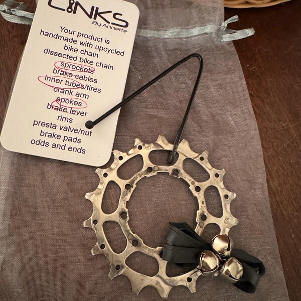 Repurposed Bike Chain Coasters, Gift Set, Cyclist, Housewarming ...