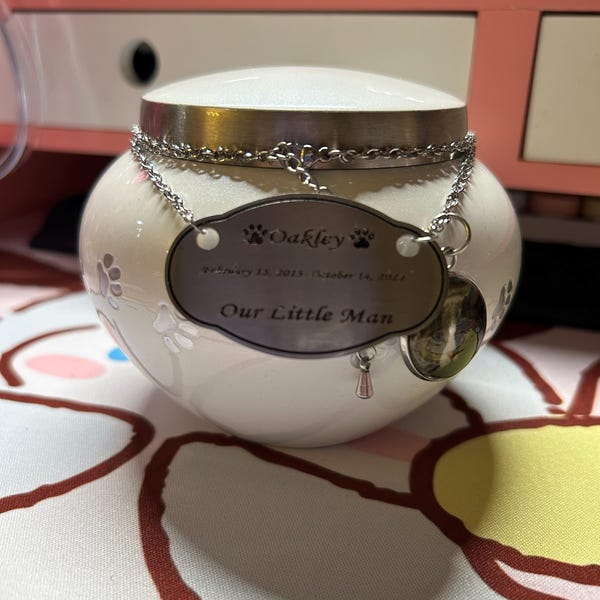 Personalized Urn Name Plate, Photo Urn Engraved Plaque, Custom Memorial ...