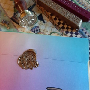 Alphabet Letter " R " Wax Seal Stamp , Sealing Wax Stamp, Wax Stamp ...