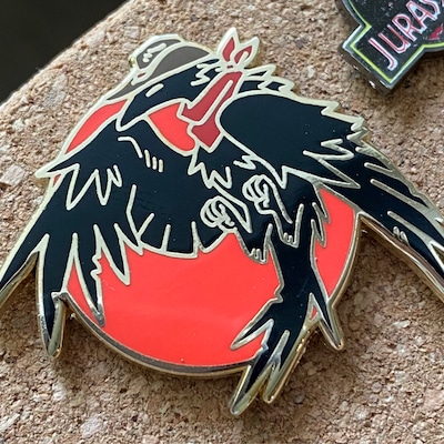 Crow Cowboy yeecaw Enamel Pin - Etsy